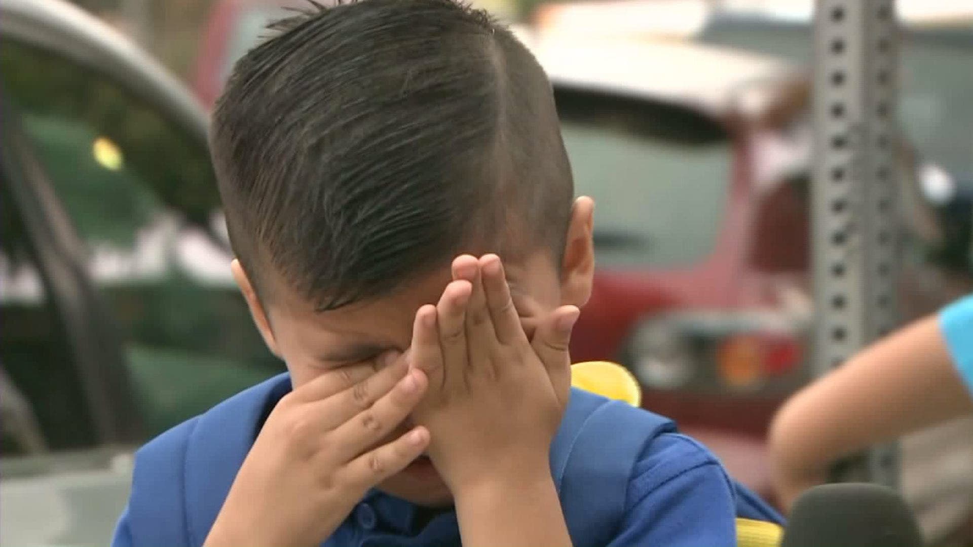 Little boy on first day of school tells reporter he won't miss mom ...