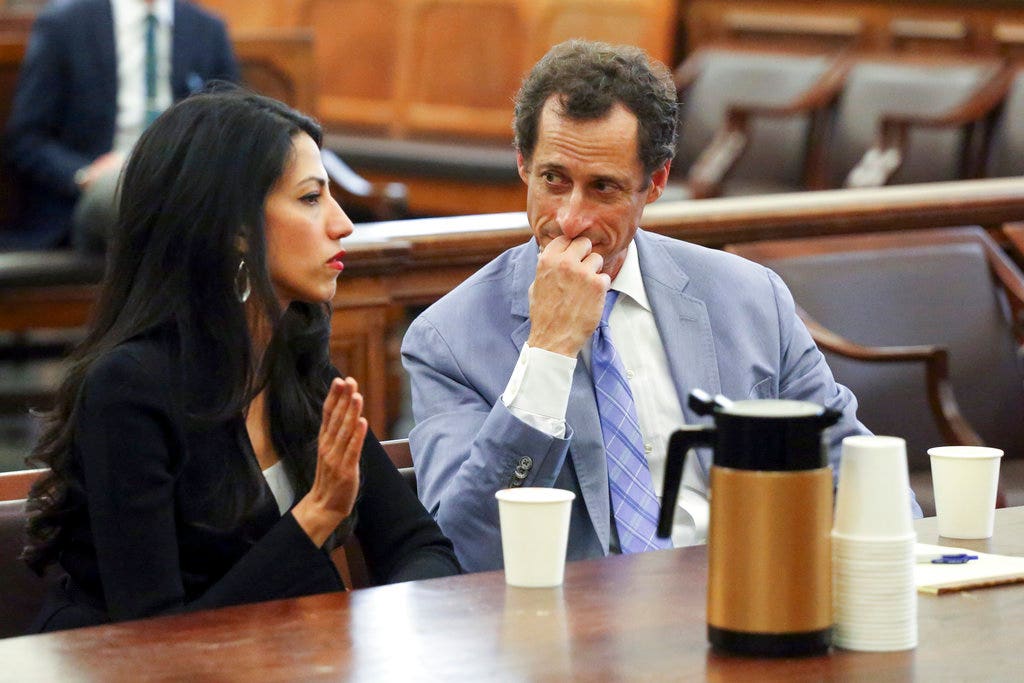 Huma Abedin and Anthony Weiner call off divorce case, but still headed ...