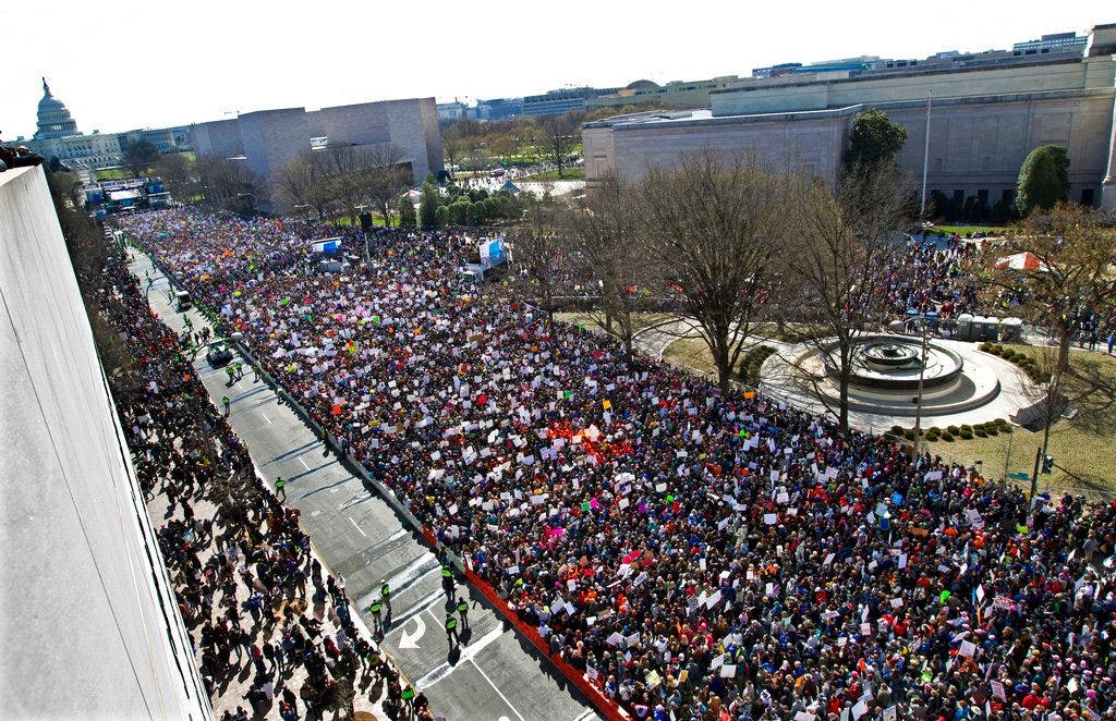 March for Our Lives DC crowd smaller than organizers' estimates ...