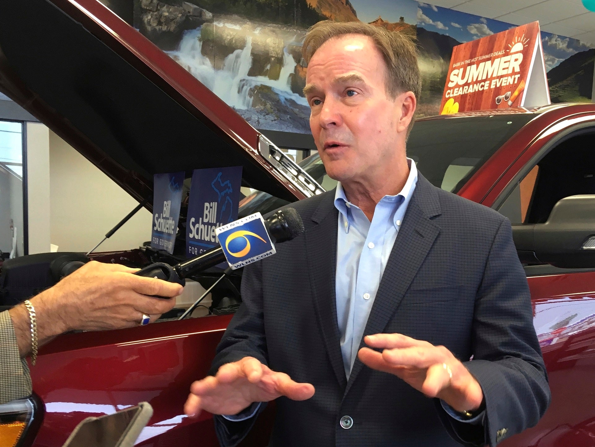 Michigan gubernatorial candidate joined by Nassar victim's parents in ...