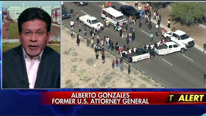 Protesters try to block access to Trump rally in Arizona, ahead of big ...
