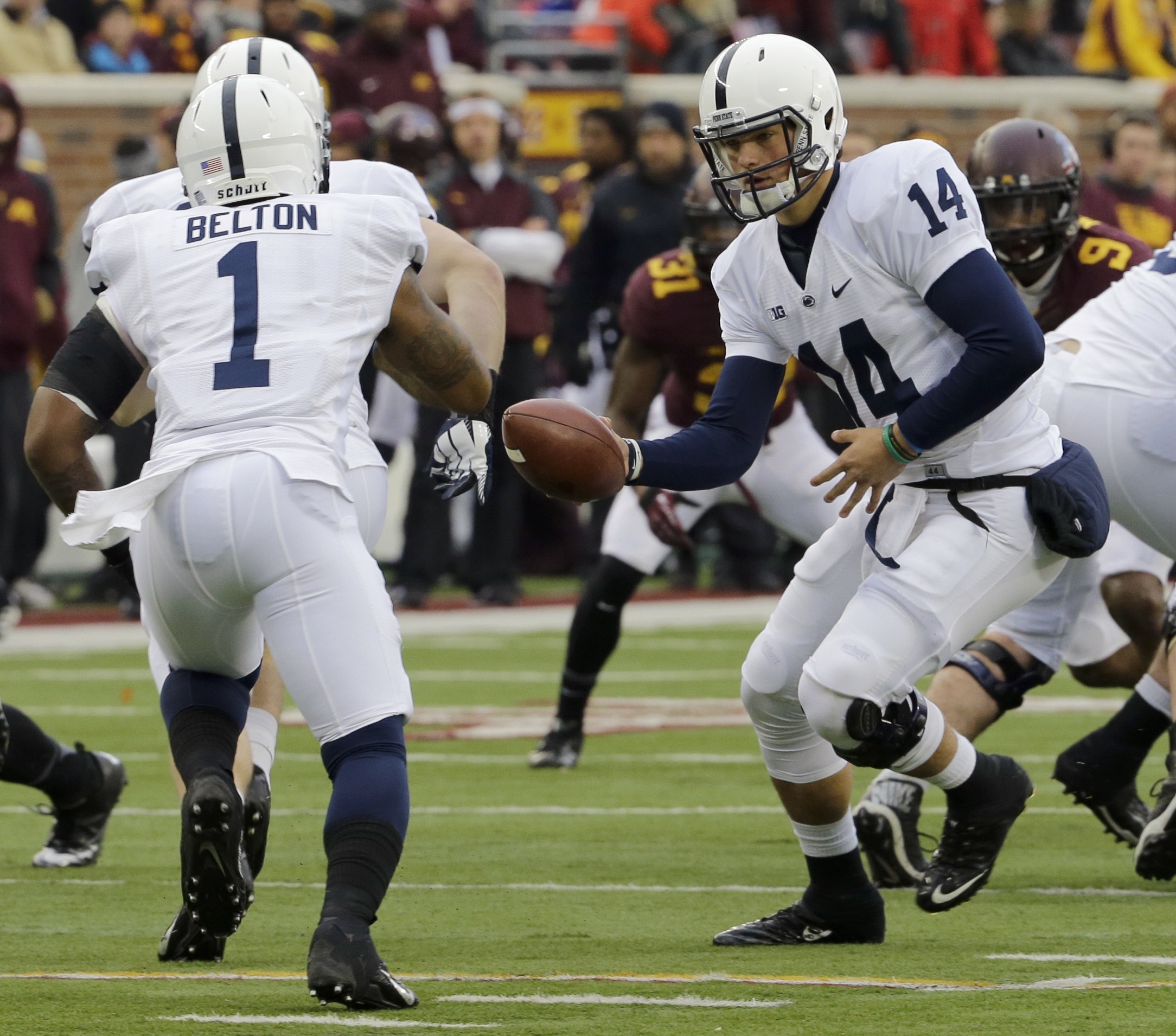QB Hackenberg hopes to finish freshman season at Penn State on an ...