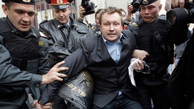 Russian police disperse gay rally in Moscow, detain at least a dozen ...