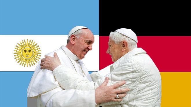 Pope v. Pope In World Cup Final: Francis And Benedict Pray Separately ...