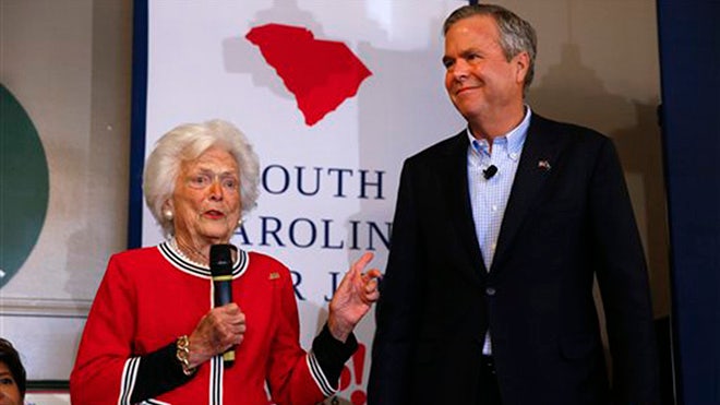 Barbara Bush: Jeb is ready to be the commander in chief America needs ...