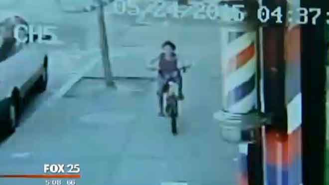 Unsettling surveillance video captures moment 7-year-old is shot in ...