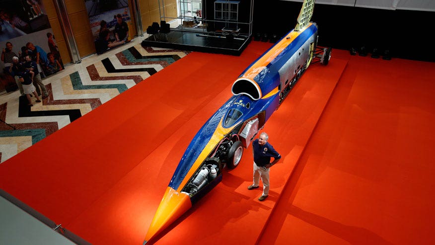 1,000 mph Bloodhound land speed record car revealed | Fox News