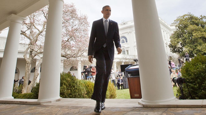 Obama's leadership tank is out of gas: President shrinks as our ...