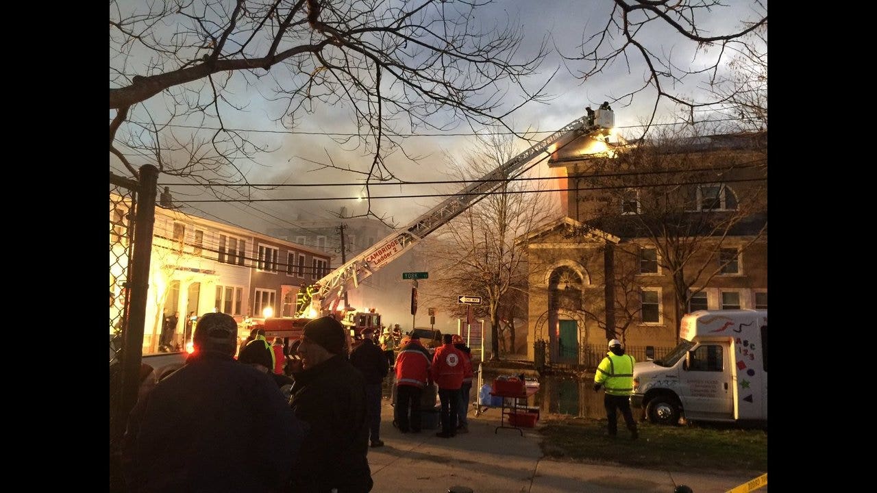 Firefighters battled a massive 10-alarm blaze in Cambridge | Fox News