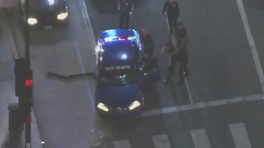 Car thief leads cops on real Hollywood car chase | Fox News