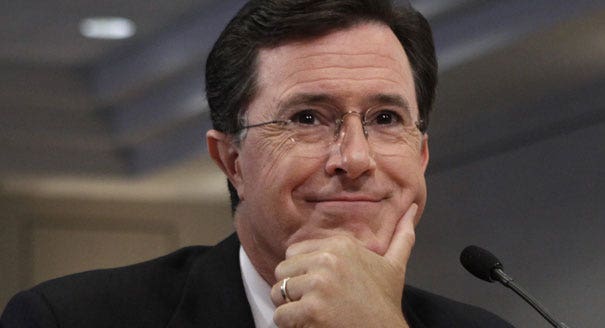 New book “Colbert’s America” argues Stephen Colbert’s humor transcends ...