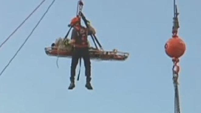 Construction Worker Rescued After Fall | Fox News