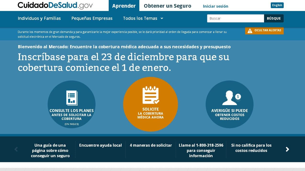 Obamacare Spanish Enrollment Site Finally Works, But Now Will Enough ...