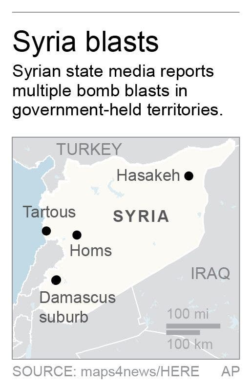 Multiple bomb blasts in different Syrian cities | Fox News