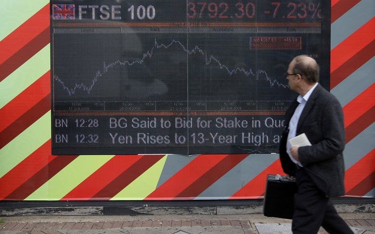 London shares drop on fears of BOE rate rise | Fox News