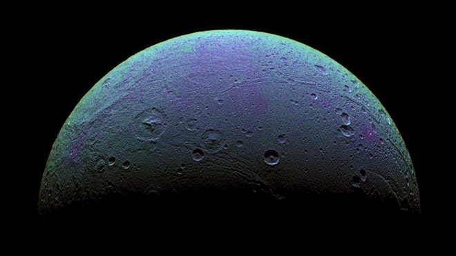 NASA finds oxygen around Saturn's icy moon Dione | Fox News