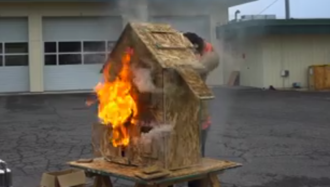 Oregon firefighter lights dollhouse ablaze in demonstration | Fox News