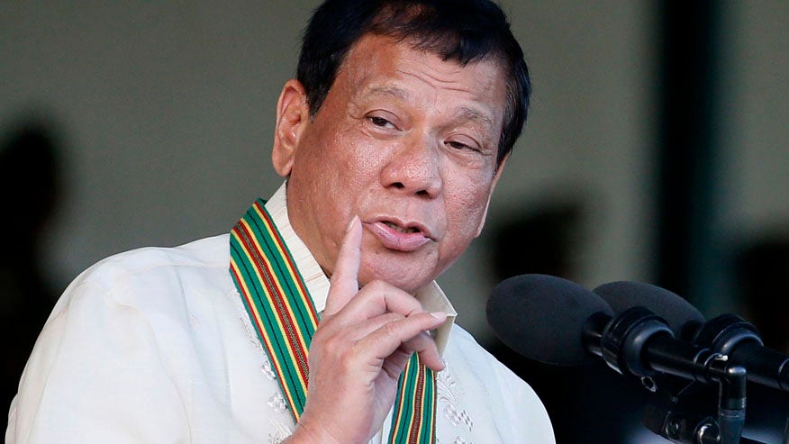 Philippine leader Duterte vows to 'eat' ISIS members alive | Fox News
