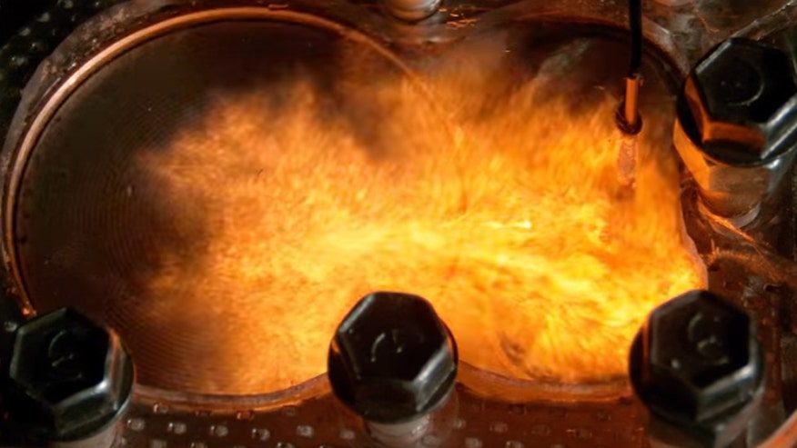 Slow motion video captures combustion process | Fox News
