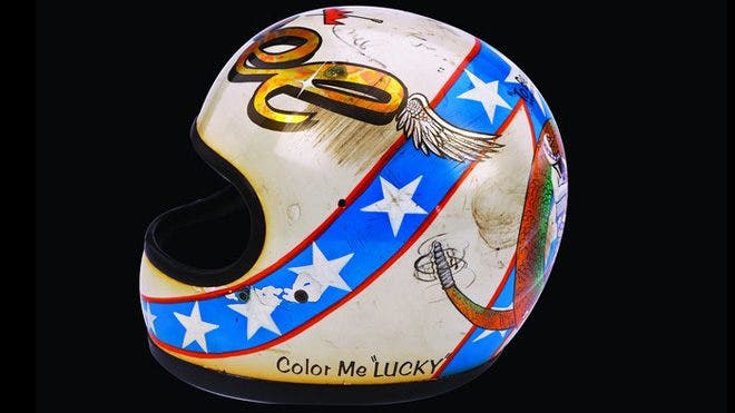 Evel Knievel crash helmet up for auction | Fox News