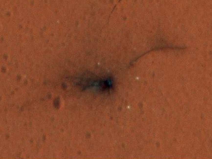 See the 1st color photos of Europe Mars lander's crash site | Fox News