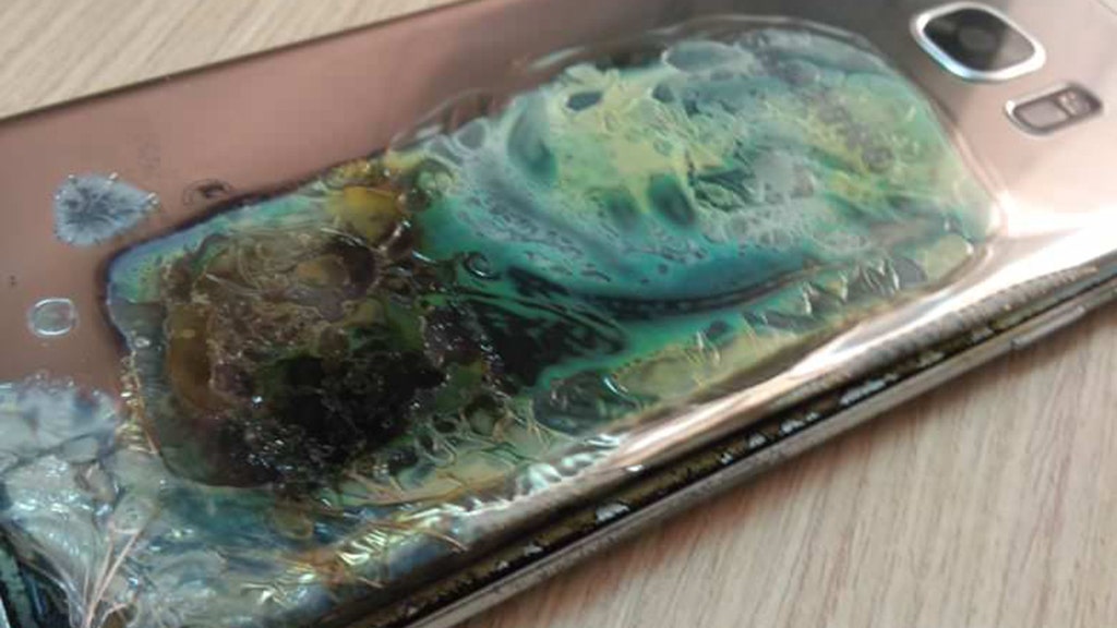 Samsung phone 'went up in flames' as user claims handset exploded in ...
