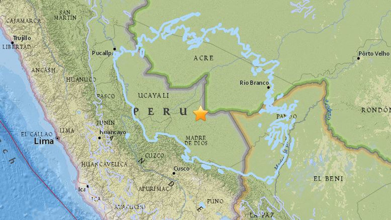 7.1-magnitude earthquake on border of Peru, Brazil, USGS reports | Fox News