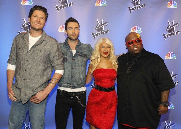 'The Voice' Judges Sick of Christina Aguilera's Special Treatment ...