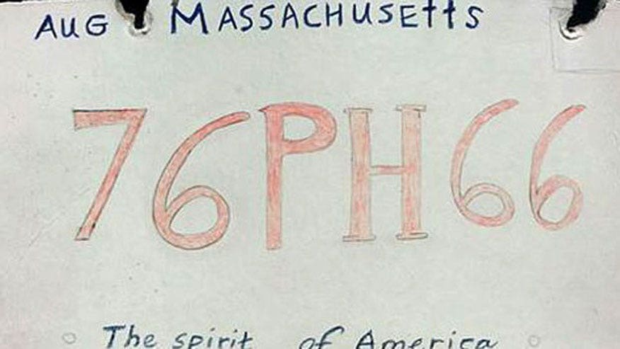 Fake Massachusetts license plate fools no one | Fox News