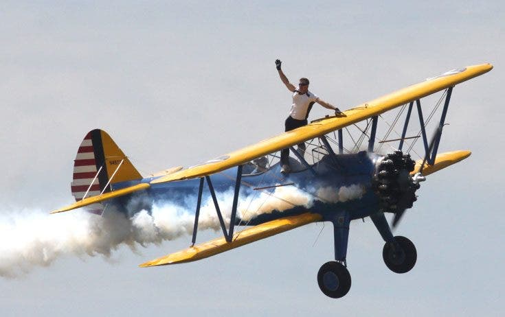 GRAPHIC: Wing Walker Dies After Fall at Air Show | Fox News