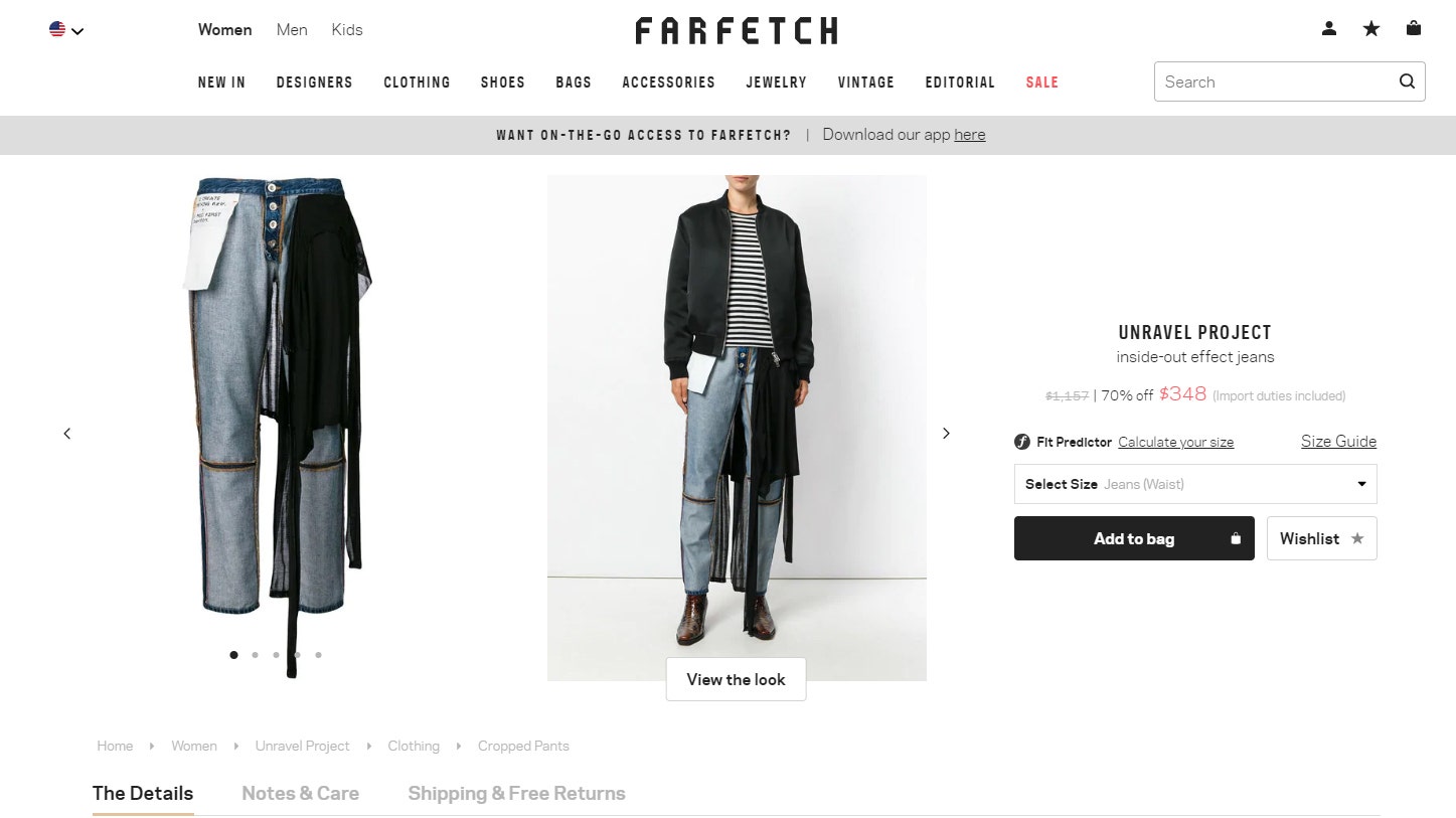 'Inside-out effect jeans' are just that, and cost far more than just ...