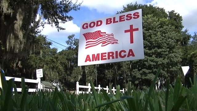 Florida city orders residents to remove 'God Bless America' signs | Fox ...