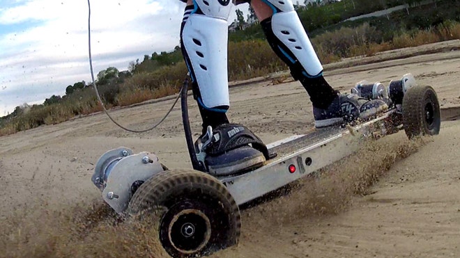 Off-road skateboard is electrifying thrill ride | Fox News