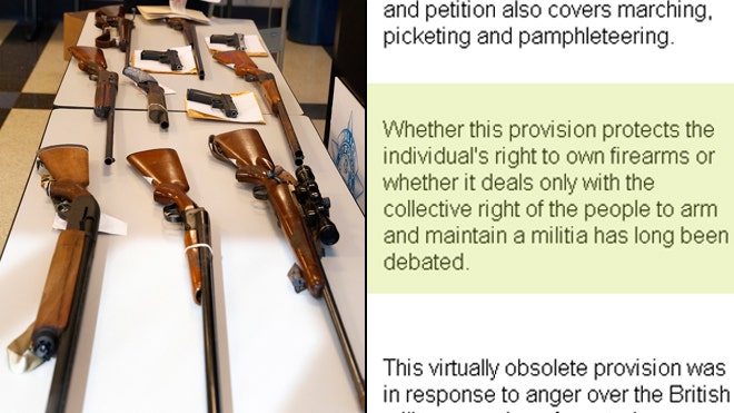 Senate website gets 2nd Amendment wrong, critics say | Fox News