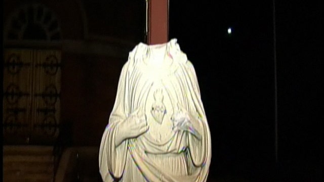 Vandals knock head off Jesus statue outside church | Fox News