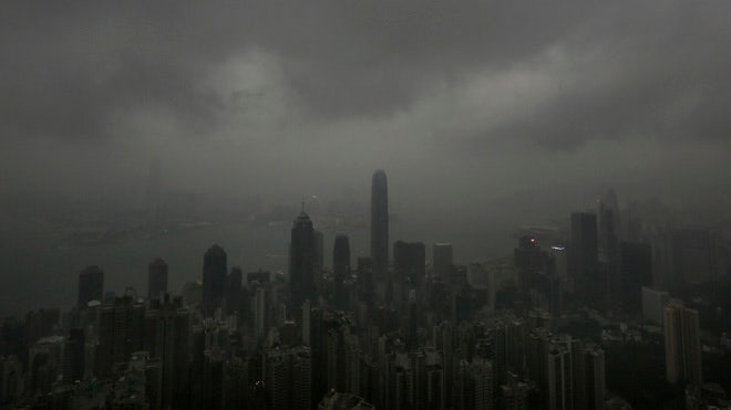 Typhoon veers away from Hong Kong, hits southern China | Fox News Typhoon veers away from Hong Kong, hits southern China | Fox News