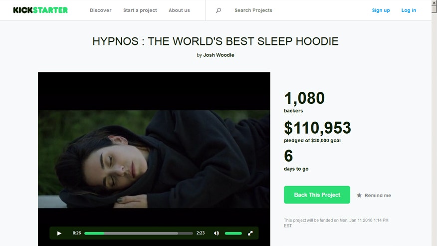 Introducing the Hypnos Hoodie: a nap you can wear | Fox News