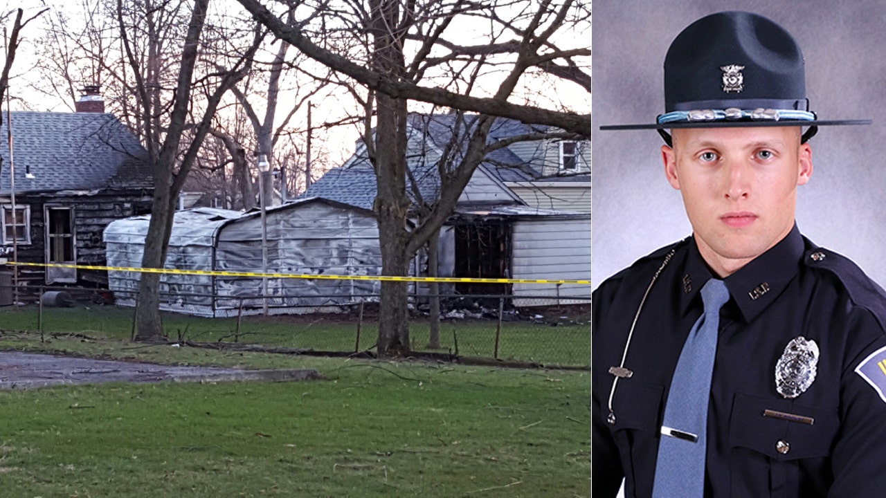 Off-duty Indiana trooper saves couple from fire at home | Fox News