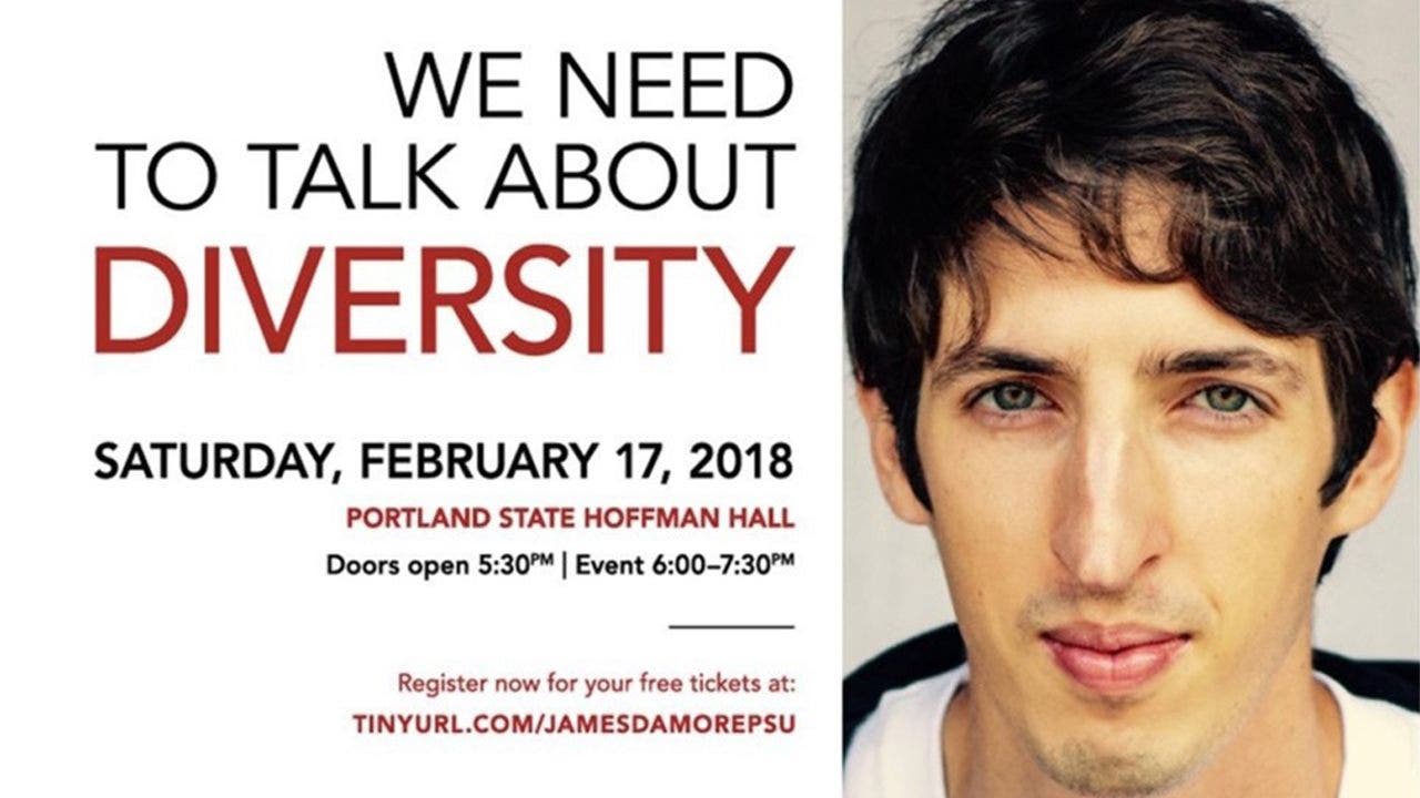 Antifa targets ‘Google memo’ author James Damore’s talk at Portland ...