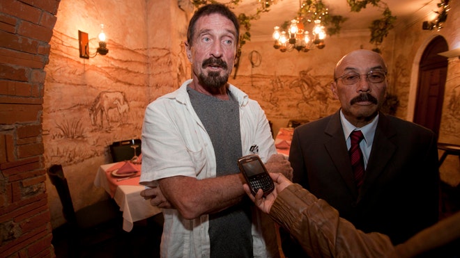 McAfee founder, on run in murder case, arrested for entering Guatemala ...
