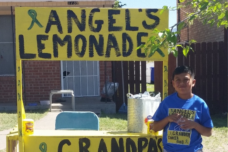 Boy's lemonade stand raises funds for grandpa's cancer battle | Fox News