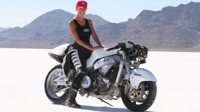 Fastest woman on two wheels has land speed record in her sights | Fox News