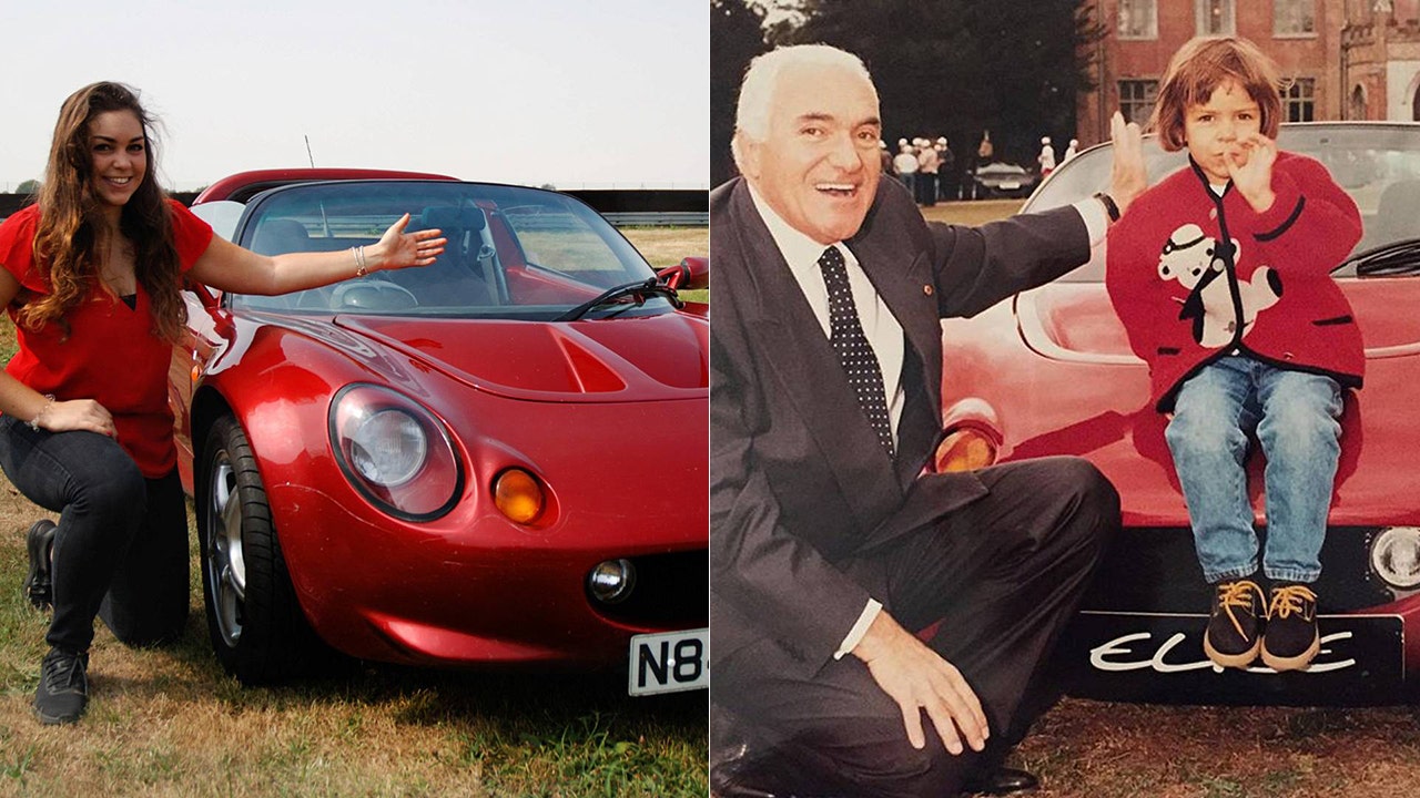Woman reunited with Lotus Elise sports car named after her 22 years ago ...