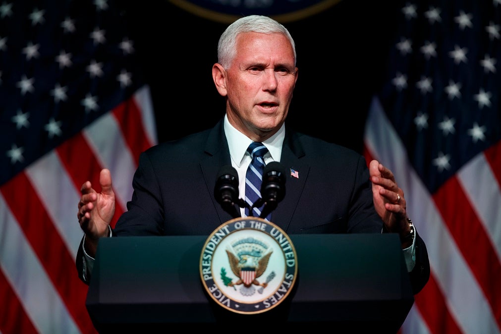 Woman bit by Secret Service dog during Mike Pence's visit to Michigan ...