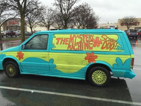 Wanted 'Mystery Machine' driver turns herself in to get her van back ...