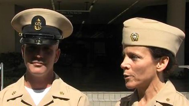 Closing ranks: Navy brother, sister reunited after 30-year separation ...