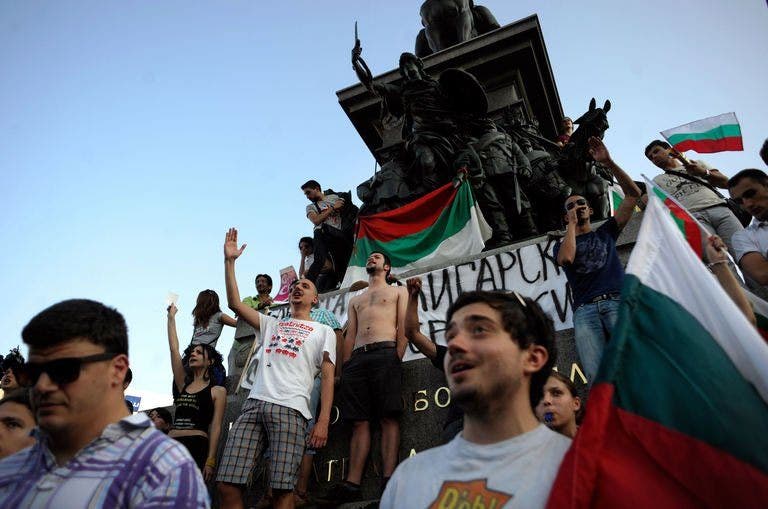 Bulgaria's opposition boycotts parliament as protests rage | Fox News