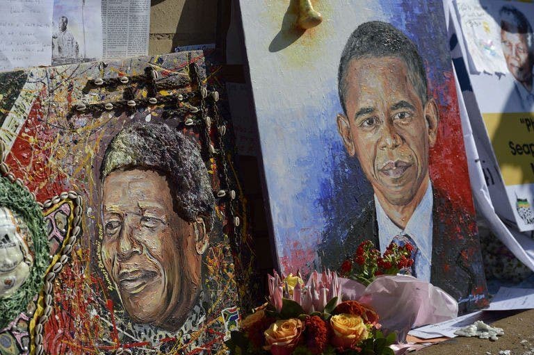 Obama meets family of ailing hero Mandela | Fox News