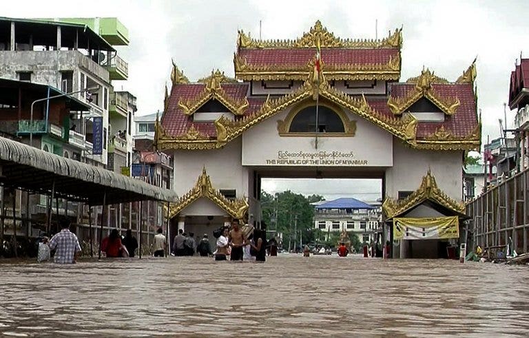 Myanmar floods leave 33,000 in camps, three dead | Fox News