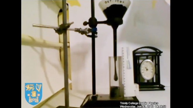 World’s slowest moving drop caught on camera | Fox News